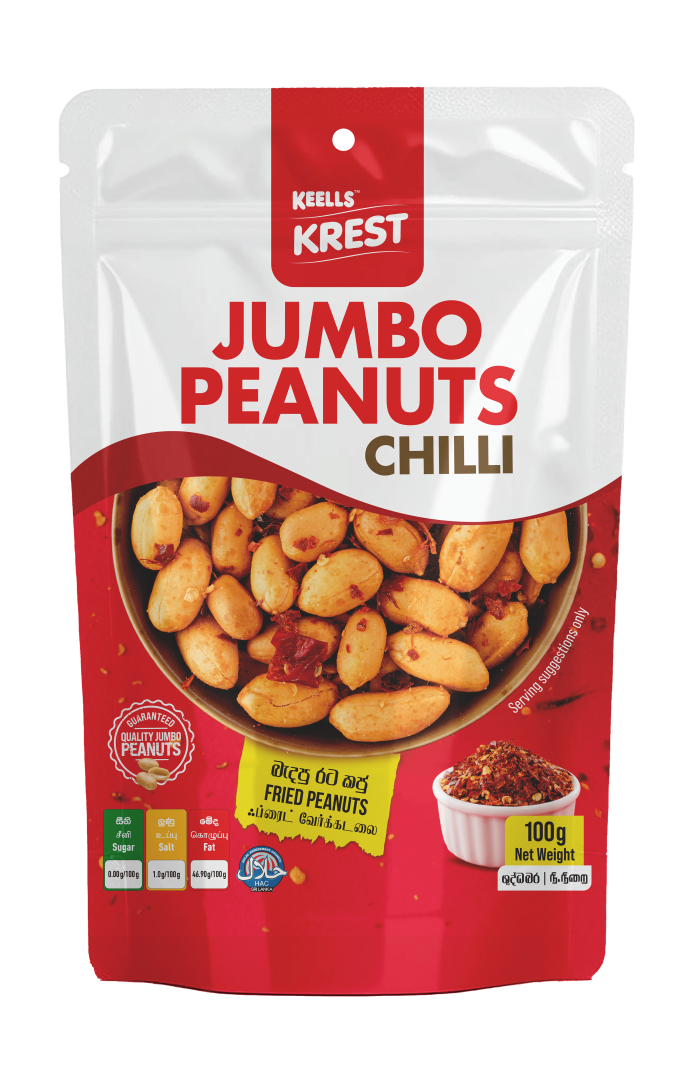 Buy Keells Krest Chilli Jumbo Peanuts 100g - Keells Food Products PLC ...