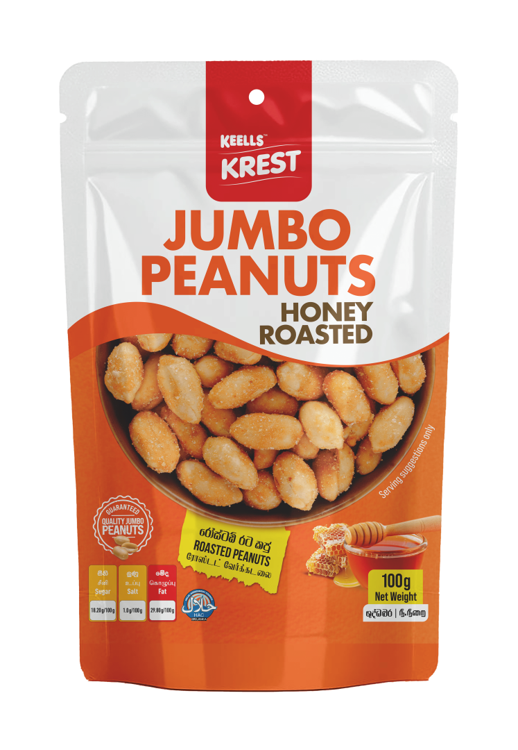 Buy Keells Krest Honey Roasted Jumbo Peanuts 100g - Keells Food ...